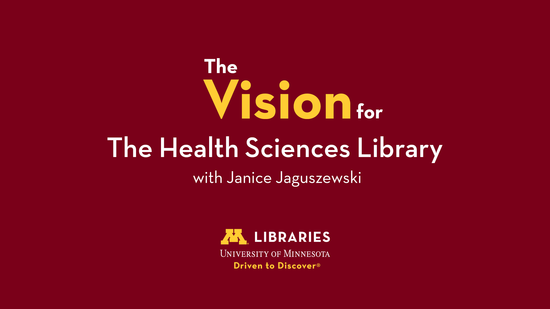 Support the vision for the Health Sciences Library - UMN Libraries News ...
