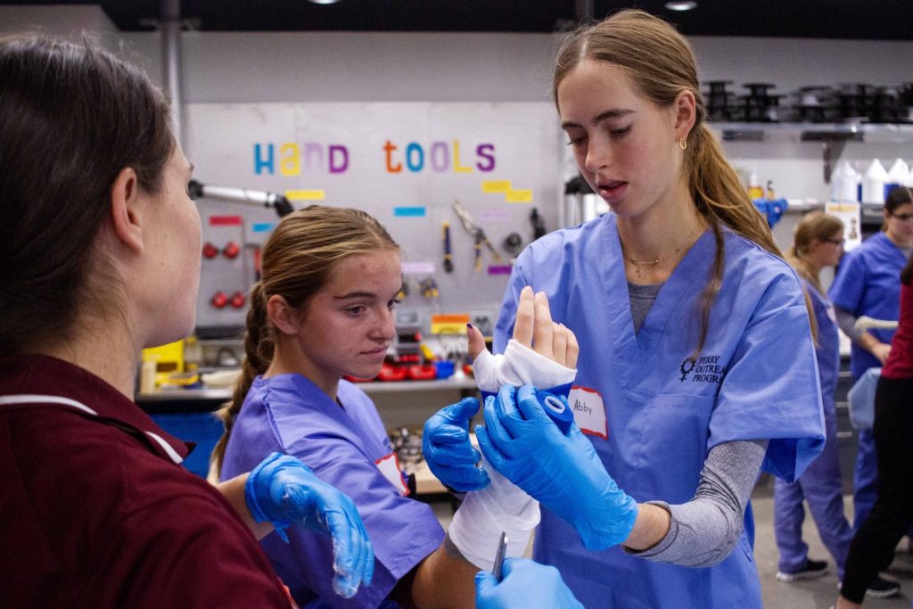 Twin City high schoolers learn the basics of orthopaedic surgery in the ...